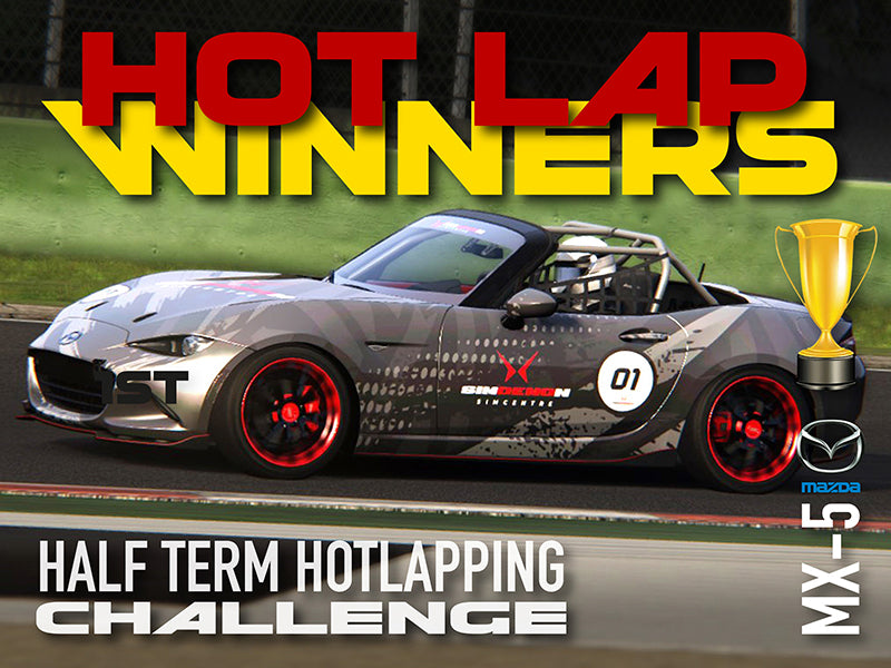 WINNERS - HALF-TERM HOTLAPPING CHALLENGE - Feb 25 – SIM Demon